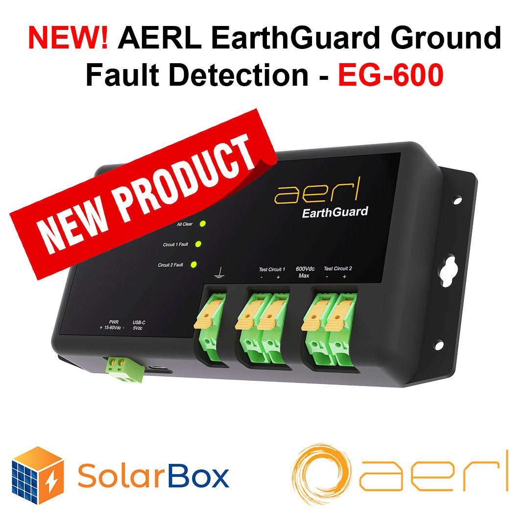 NEW! AERL EarthGuard Ground Fault Detection - EG-600 – SolarBox