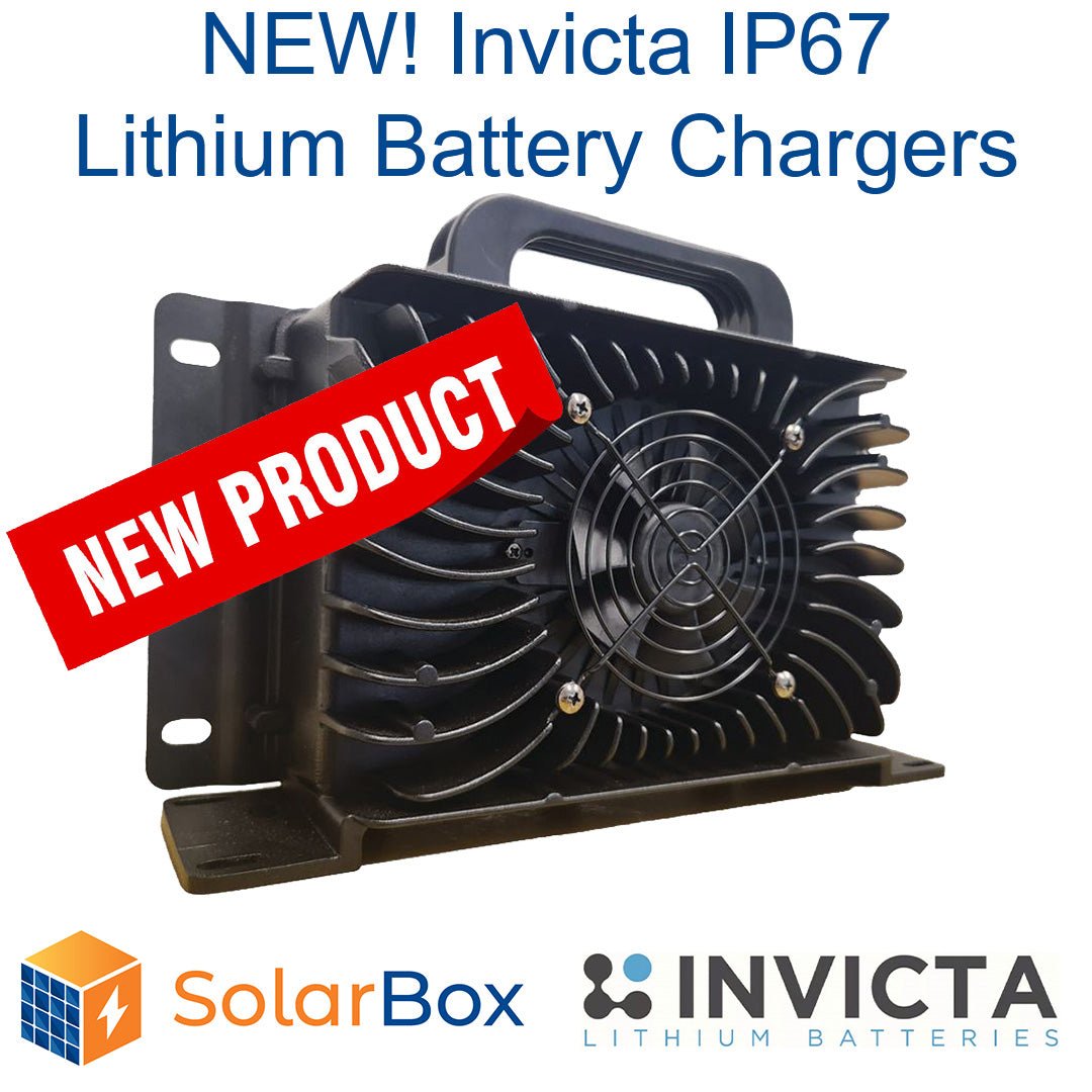 New! Invicta IP67 Lithium Heavy Duty Battery Chargers – SolarBox
