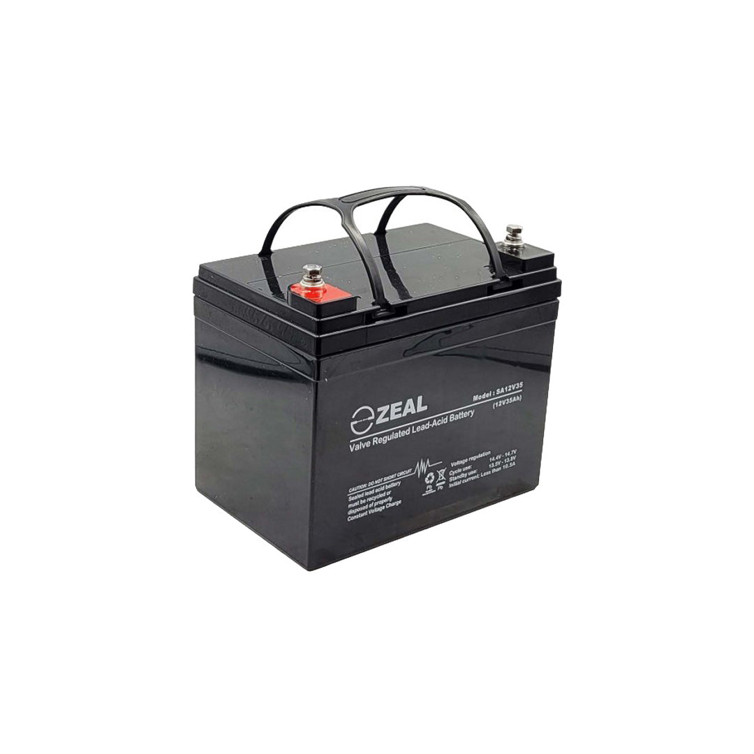 Zeal 12V 35Ah AGM Battery - SA12V35 – SolarBox