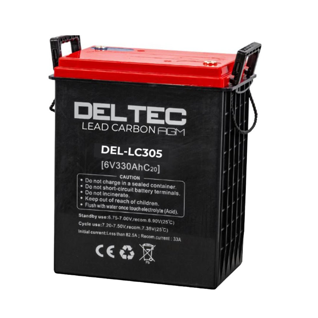 Deltec 6V 330Ah Lead Carbon AGM Battery - DEL-LC305 – SolarBox
