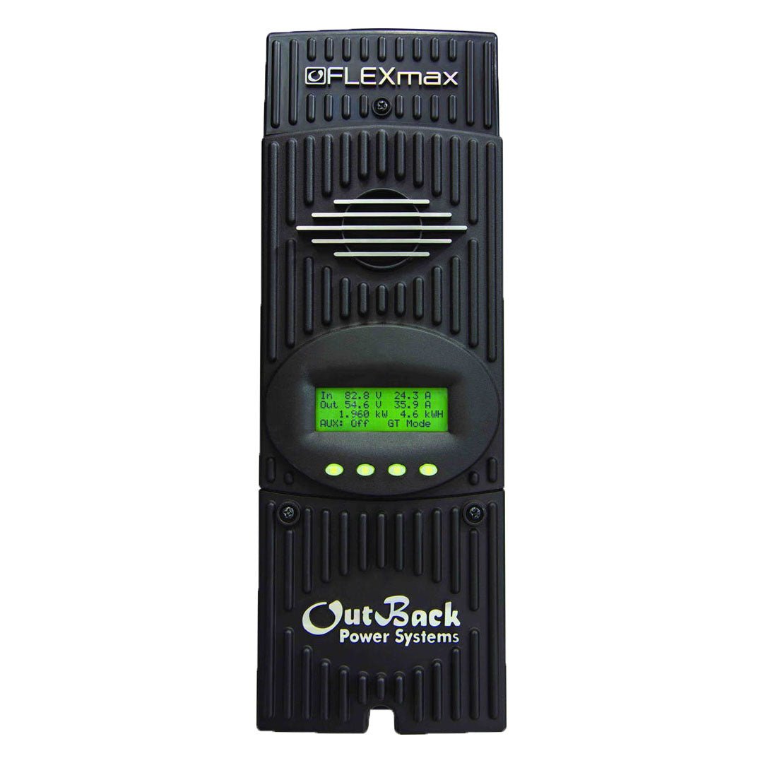 OutBack Power FLEXmax 80A MPPT Solar Charge Controller - FM80-150VDC ...