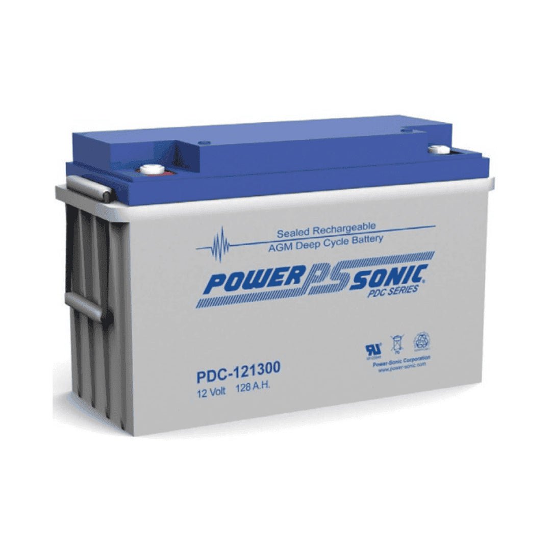 Power-Sonic 12V 128Ah Deep Cycle AGM Battery - PDC121300 – SolarBox